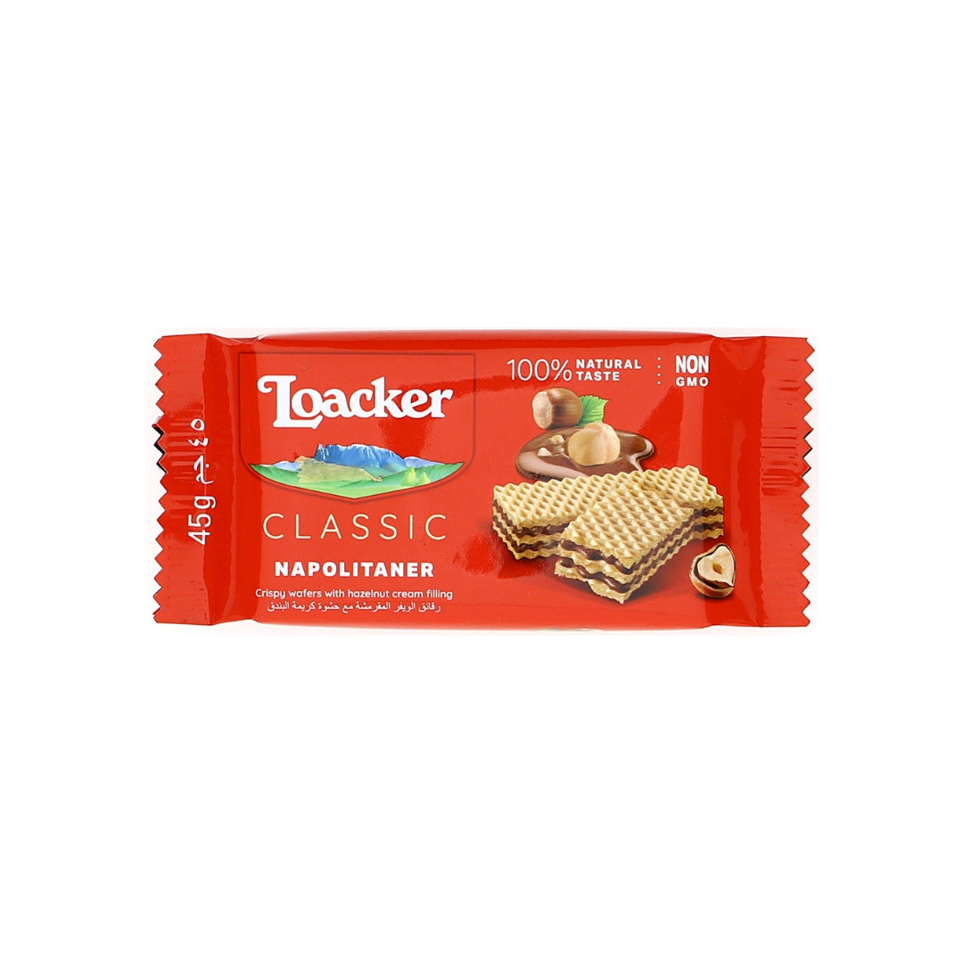 Loacker Classic Napolitaner 45g x 25 – Wings Group
